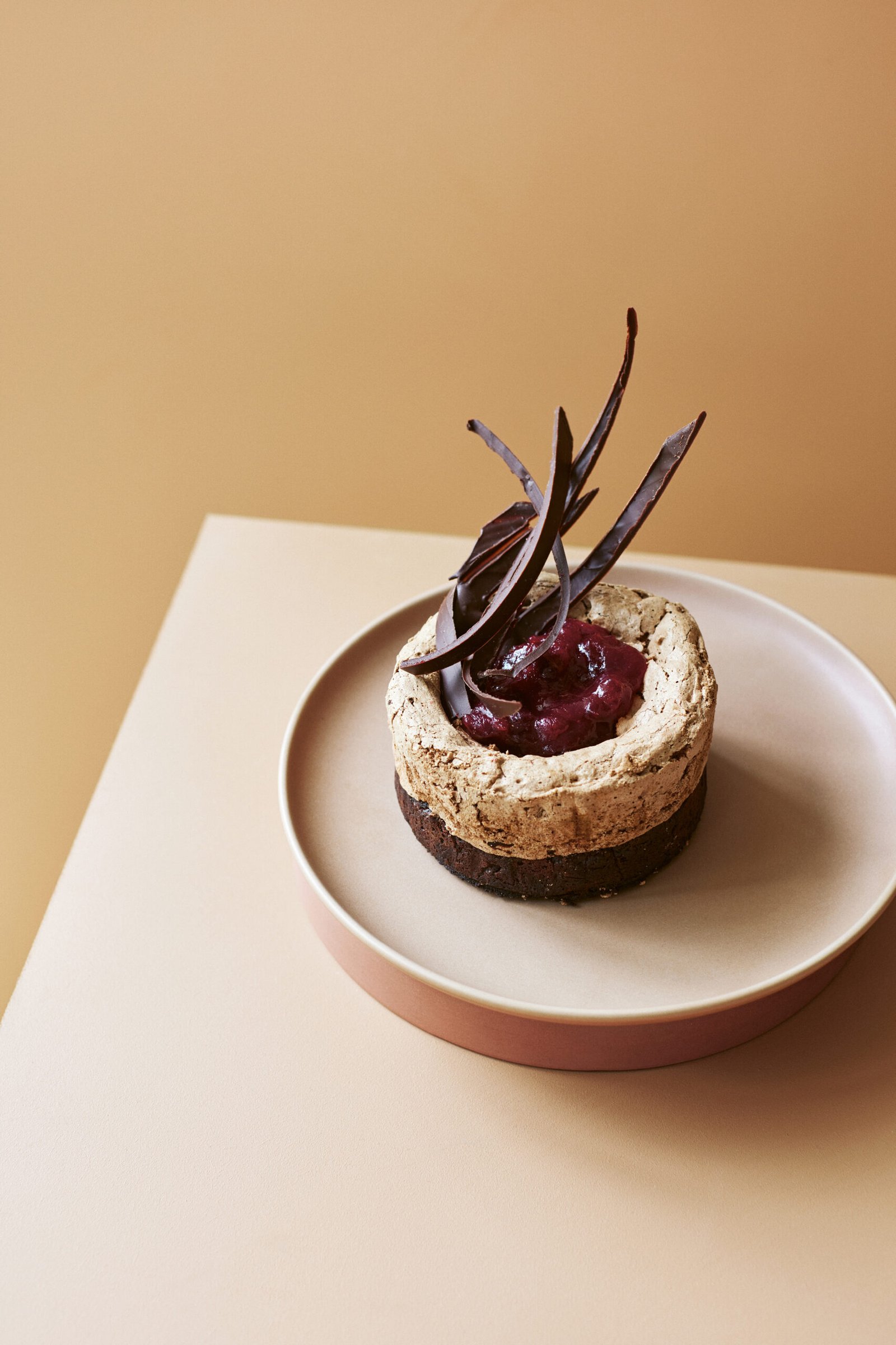 Individual Chocolate Sponges with Ooray Plum Compote - Gluten-Free Foodie