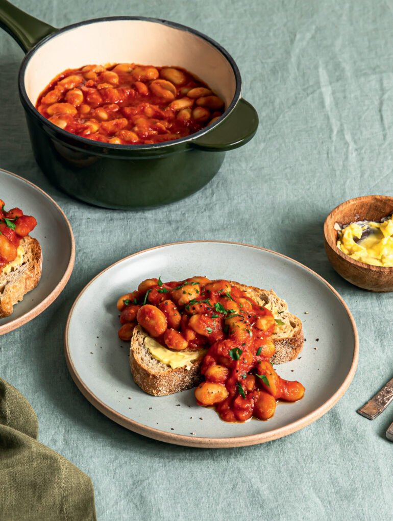 Maple Breakfast Beans - Gluten-Free Foodie
